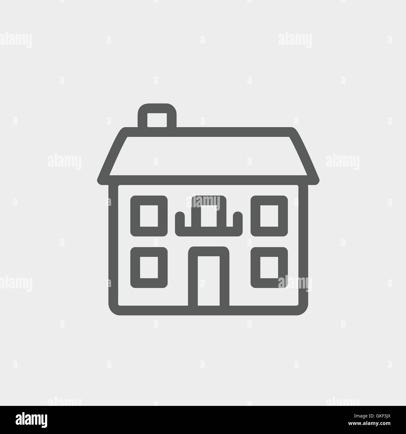 Construction engineering thin line Black and White Stock Photos ...