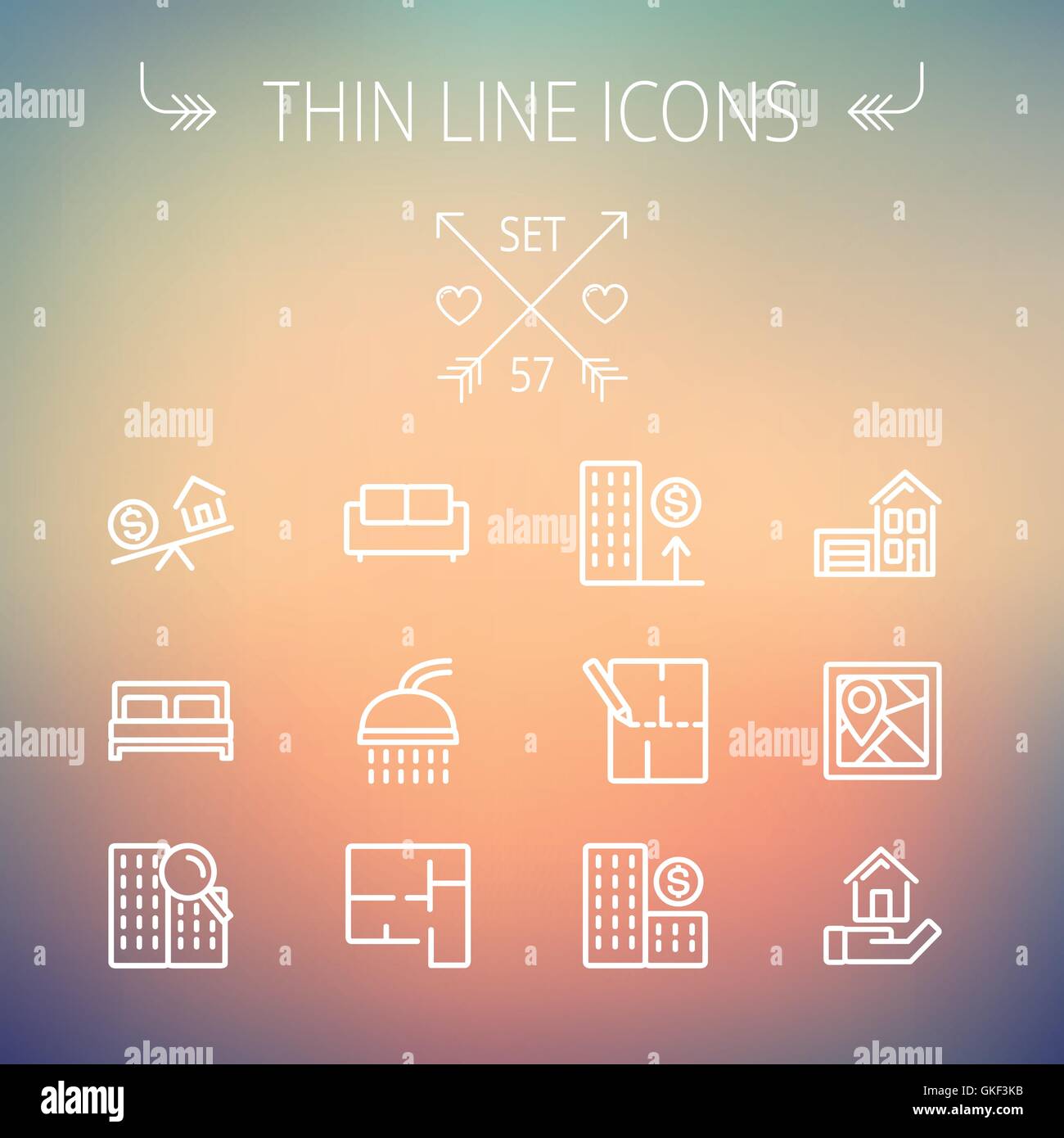 Linear search image Stock Vector Images - Alamy