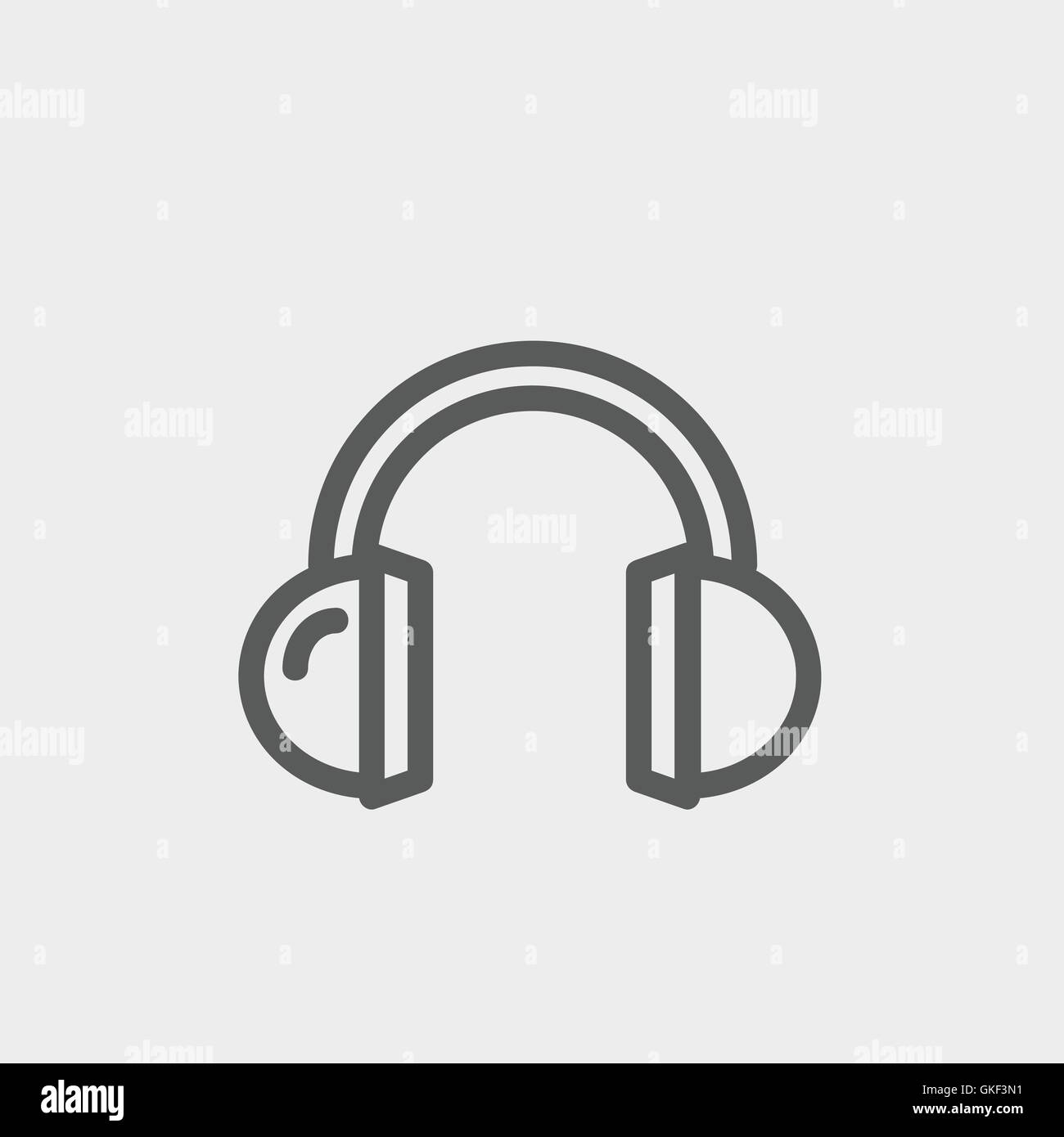 Headphone wire Stock Vector Images - Alamy