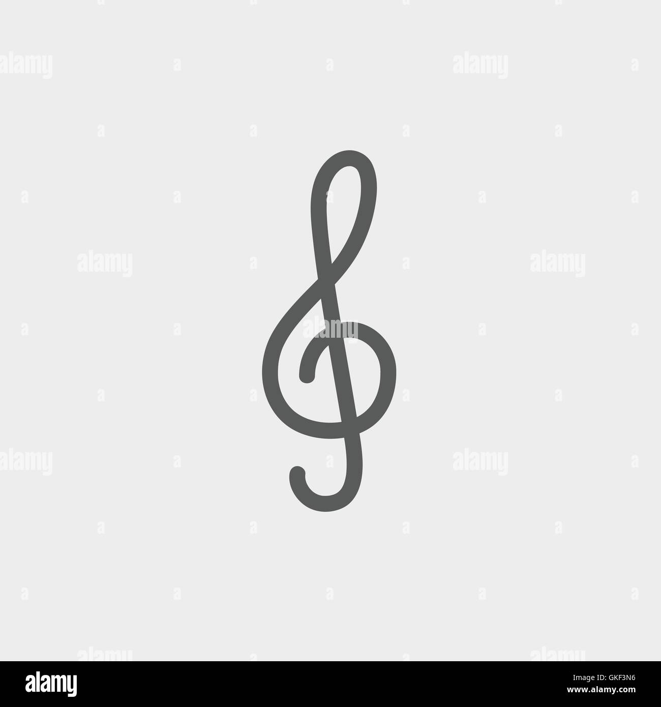G clef hi-res stock photography and images - Alamy