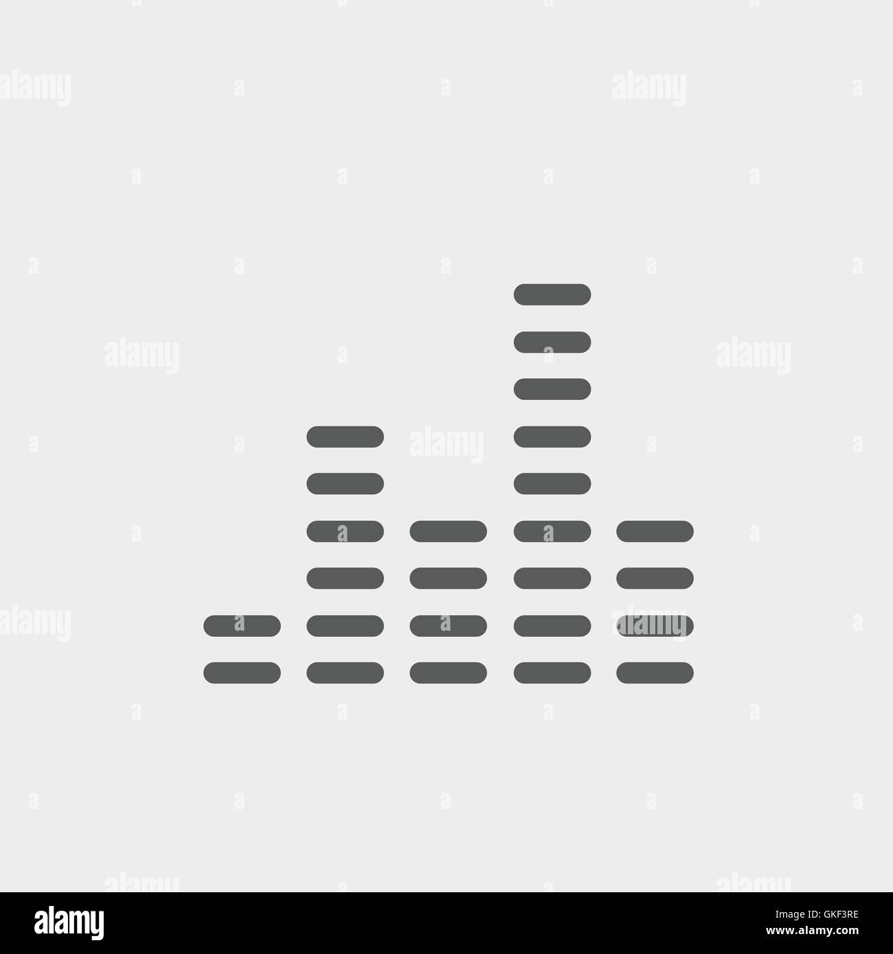 Sound wave icon linear Black and White Stock Photos & Images - Alamy