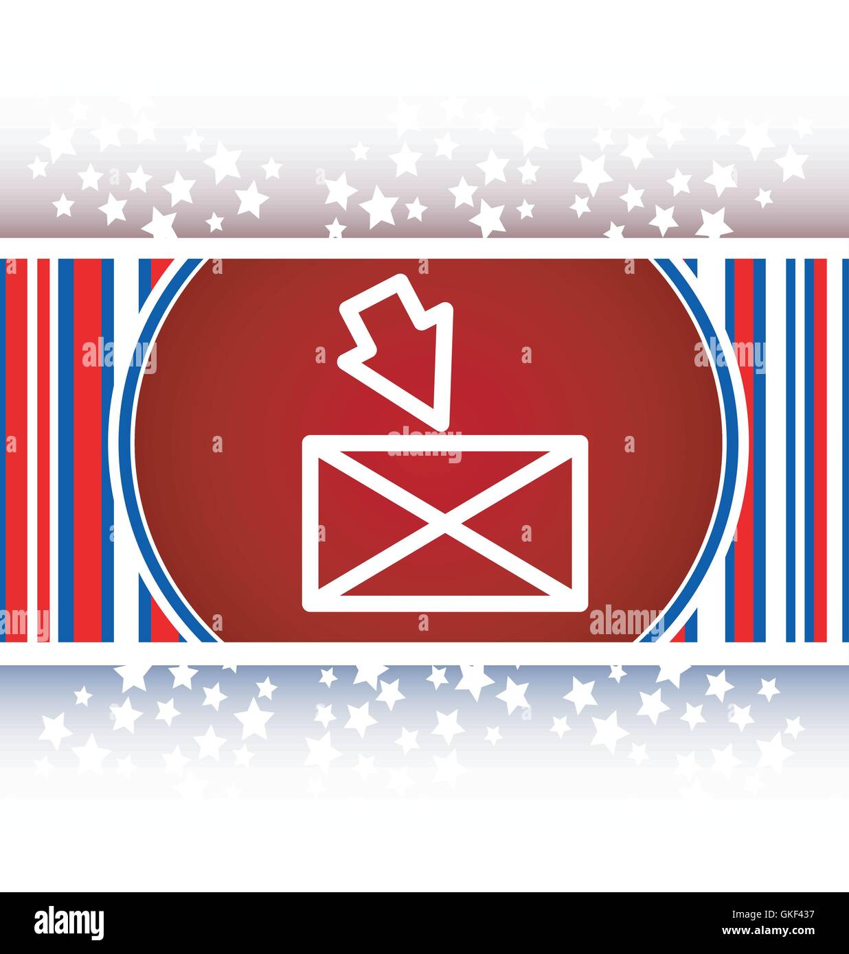 mail envelope icon web button with map isolated on white vector Stock ...