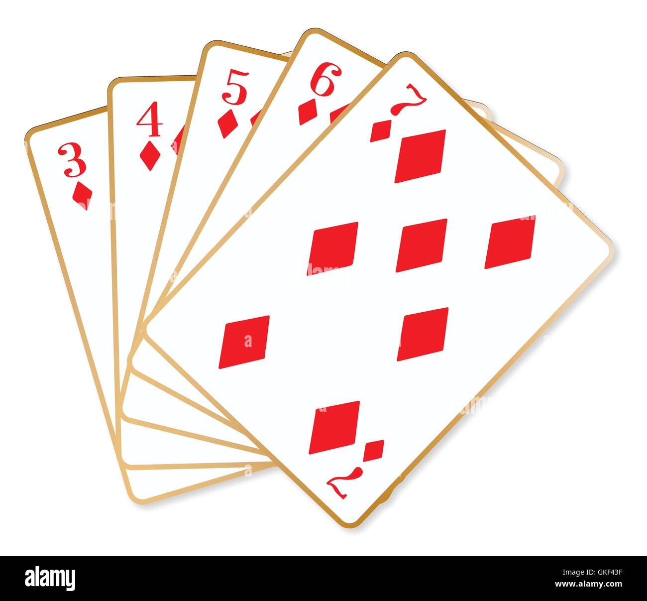 Straight flush hi-res stock photography and images - Alamy