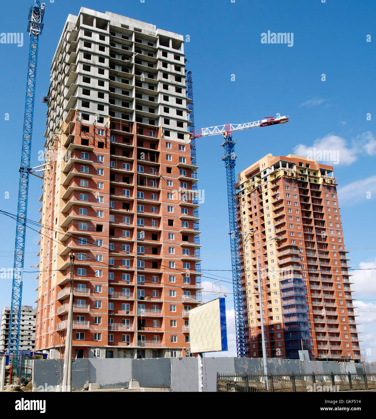 Crane lifting house wall hi-res stock photography and images - Alamy