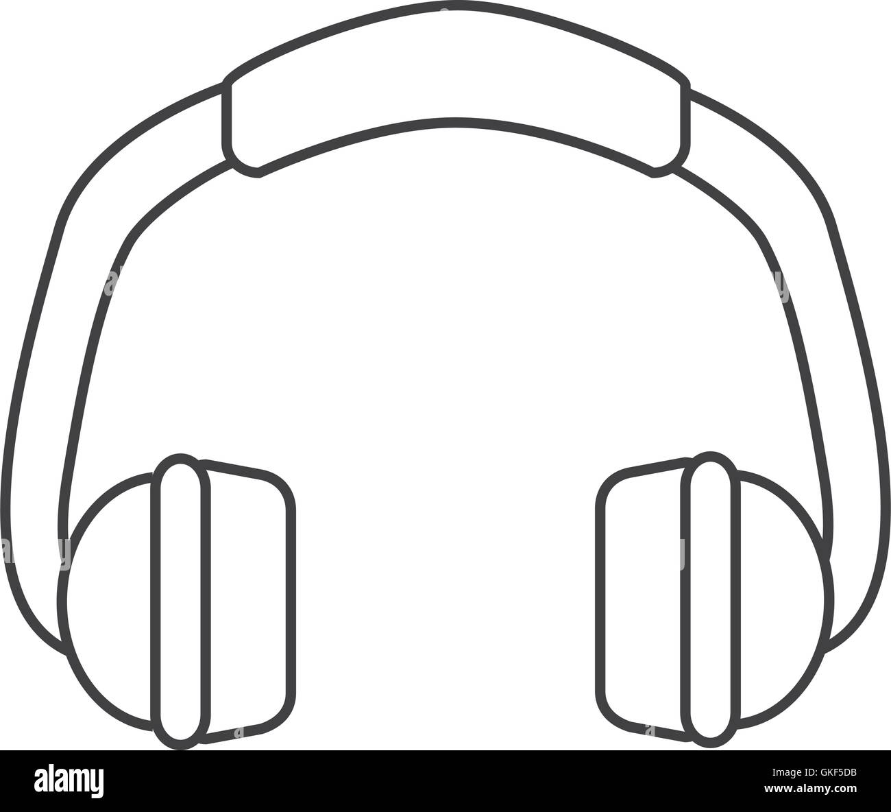 single headphones icon Stock Vector Image & Art - Alamy