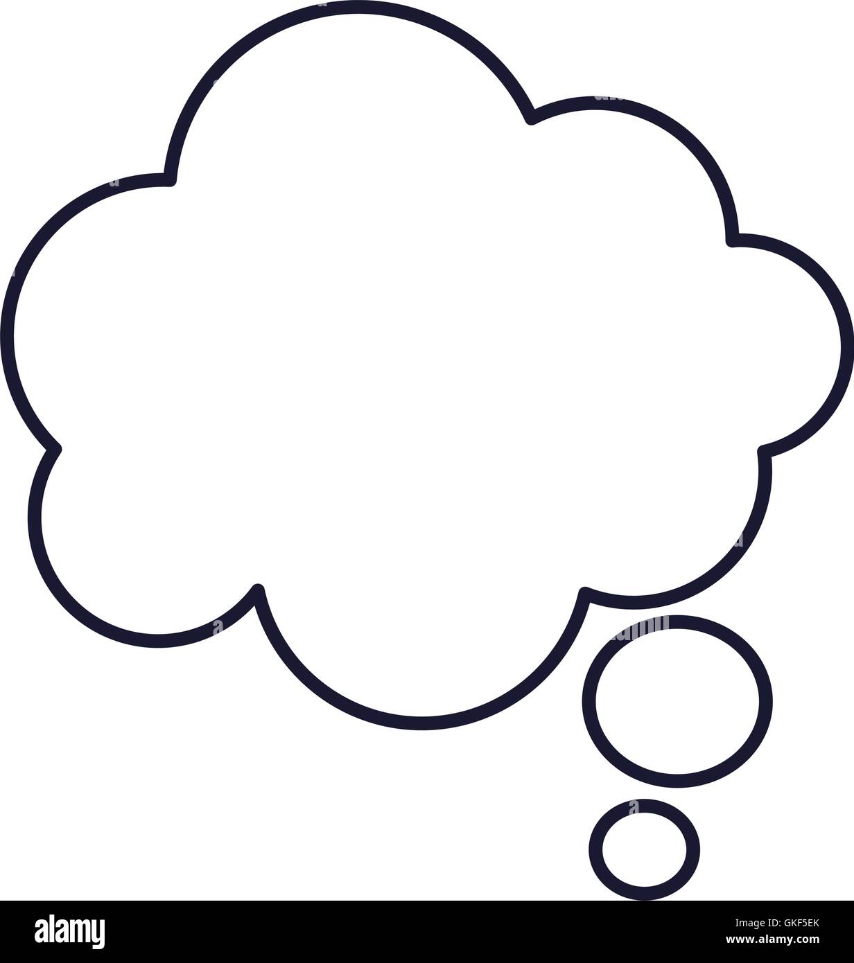 thought bubble icon Stock Vector Image & Art - Alamy