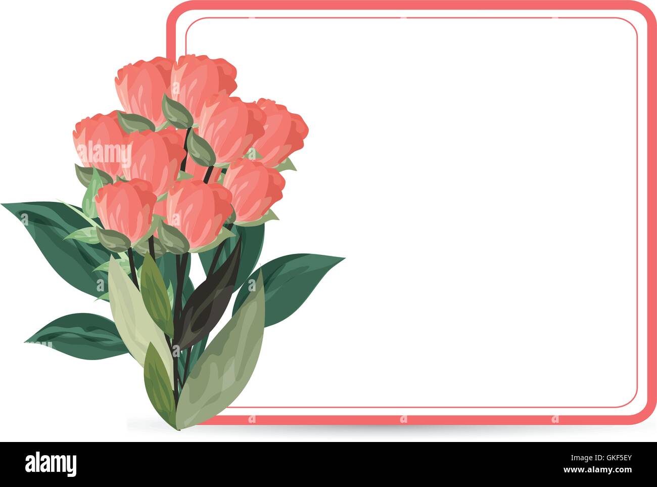 flower frame icon Stock Vector Image & Art - Alamy
