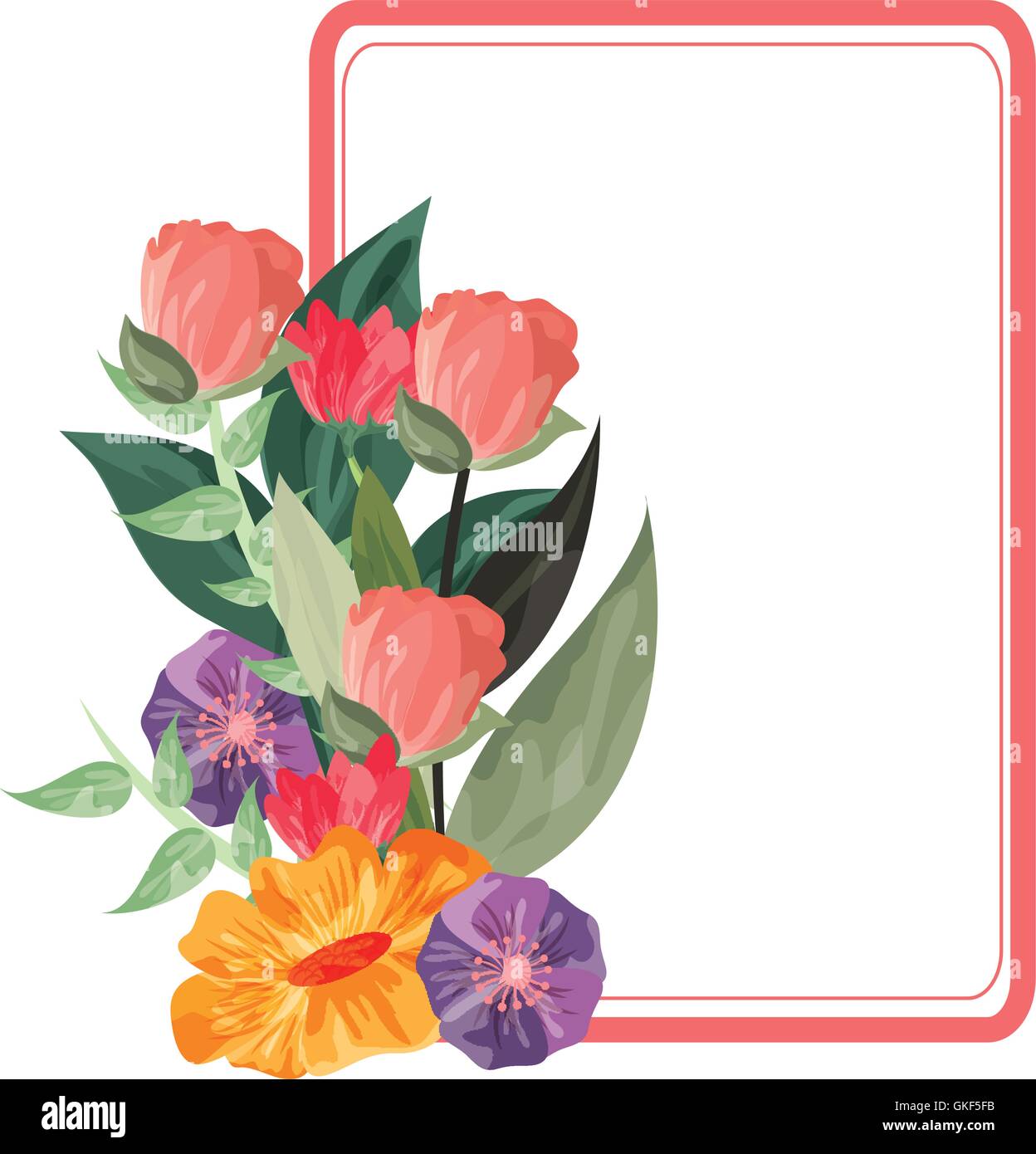 flower frame icon Stock Vector Image & Art - Alamy