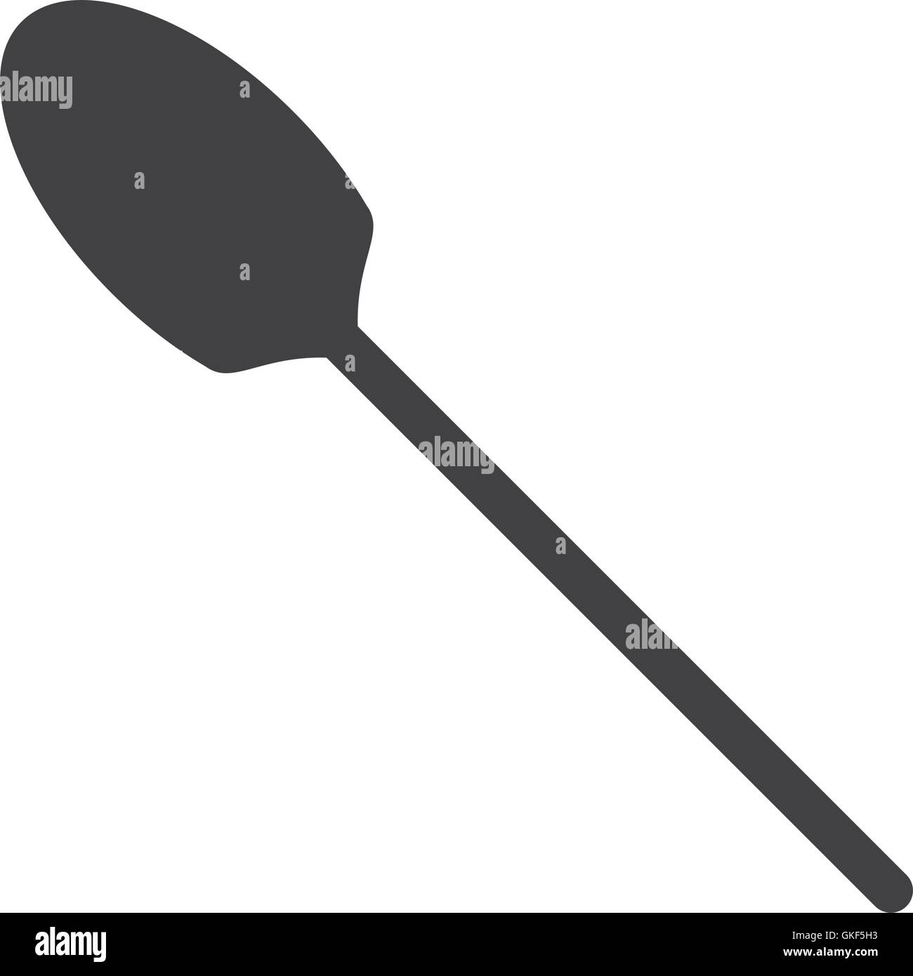 single spoon icon Stock Vector Image & Art - Alamy