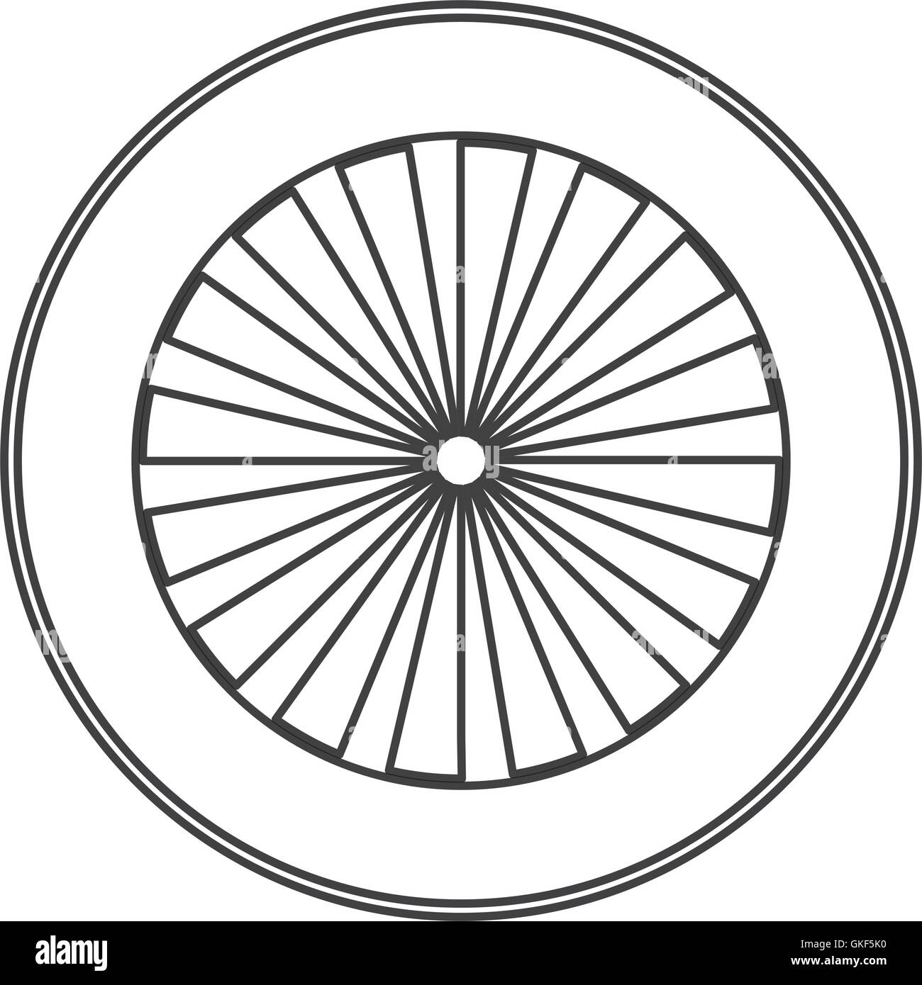 single wheel icon Stock Vector Image & Art - Alamy
