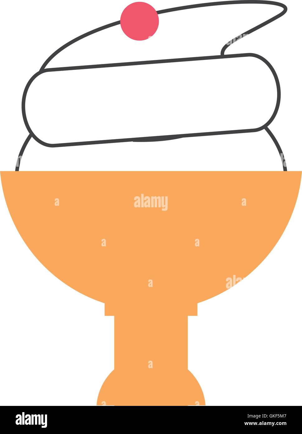 ice cream cup icon Stock Vector Image & Art - Alamy