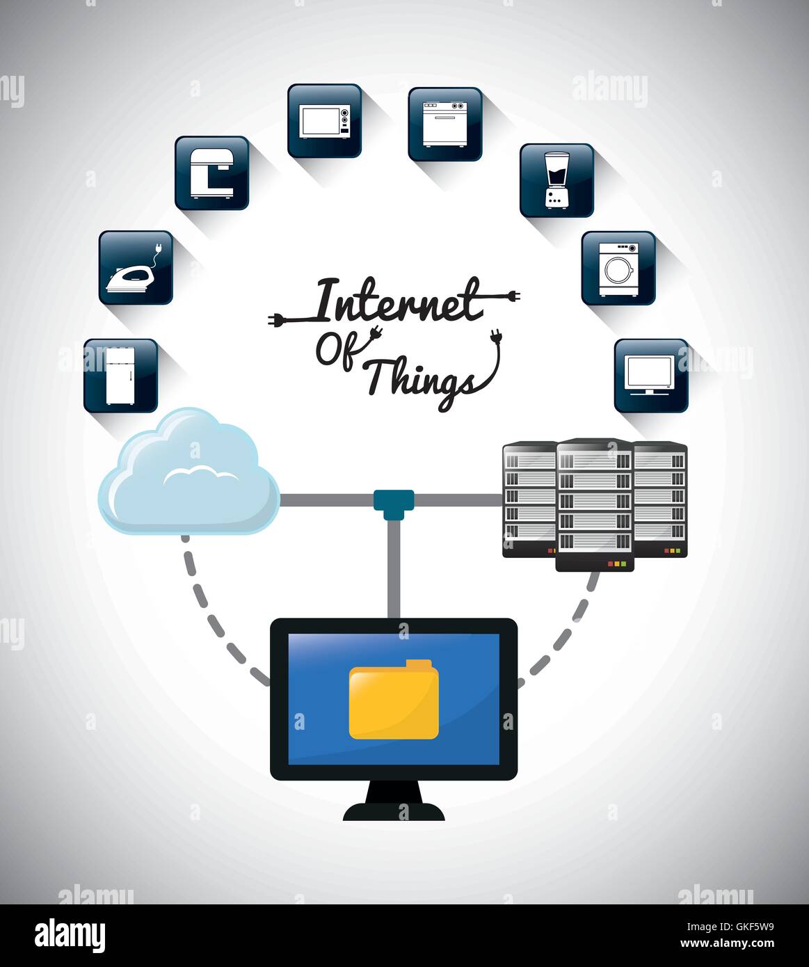 computer internet of things design Stock Vector Image & Art - Alamy