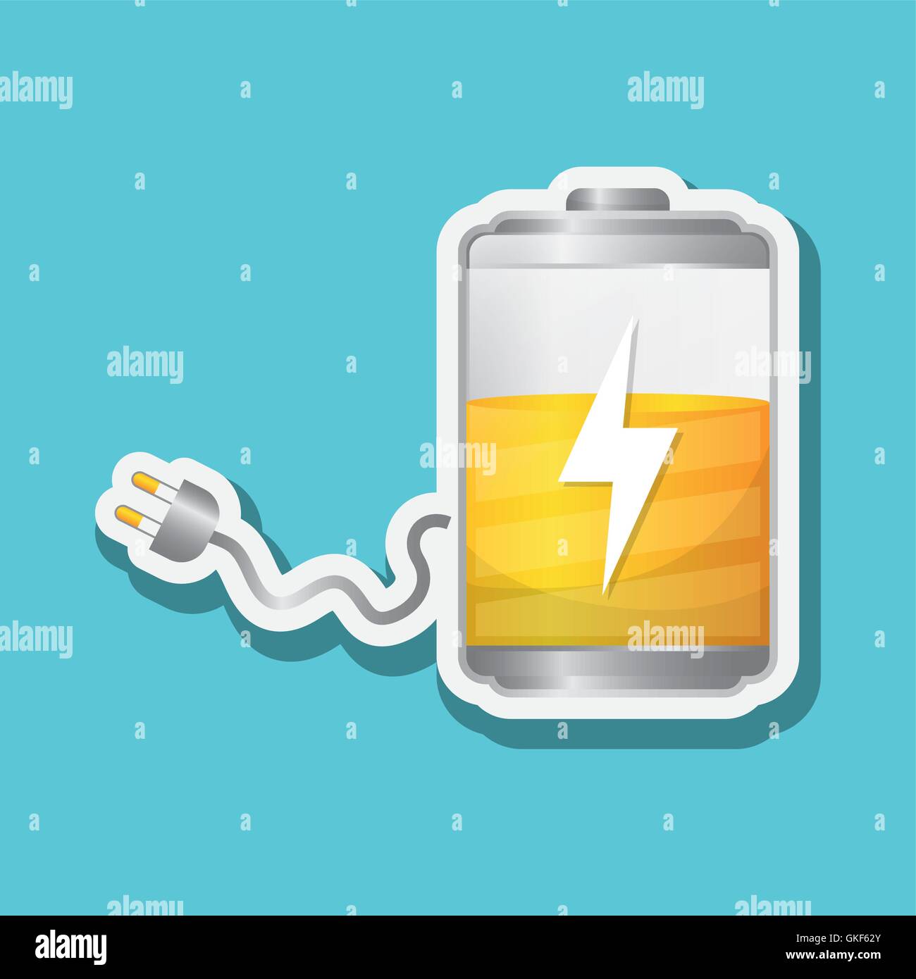 Battery vector illustration Stock Vector Image & Art - Alamy