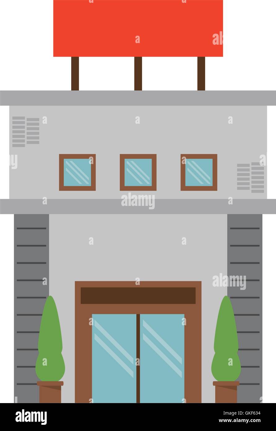 single building icon Stock Vector Image & Art - Alamy