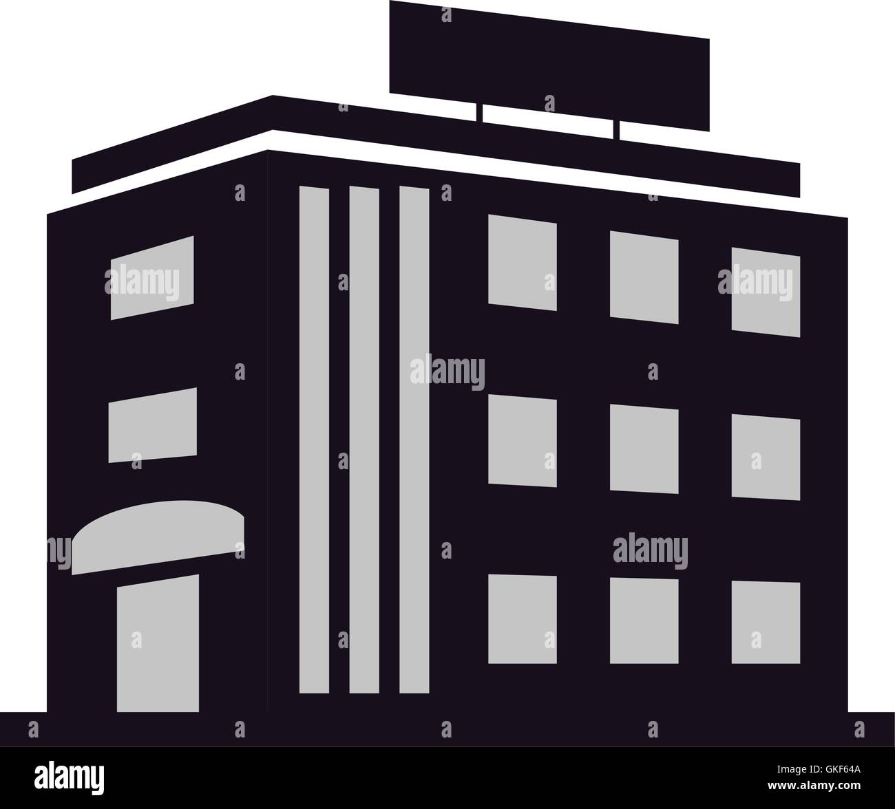 single building icon Stock Vector Image & Art - Alamy