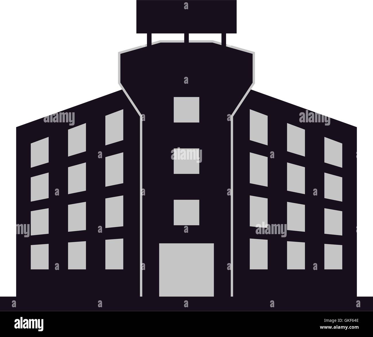 single building icon Stock Vector Image & Art - Alamy