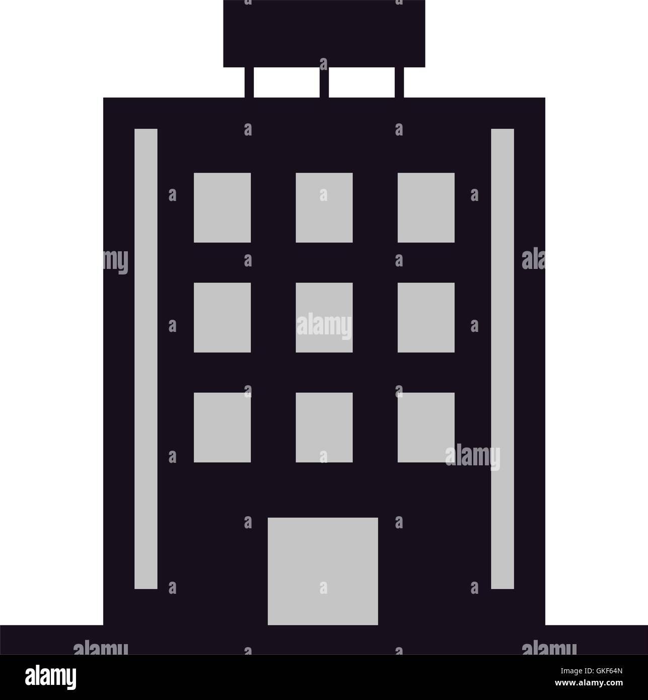 single building icon Stock Vector Image & Art - Alamy