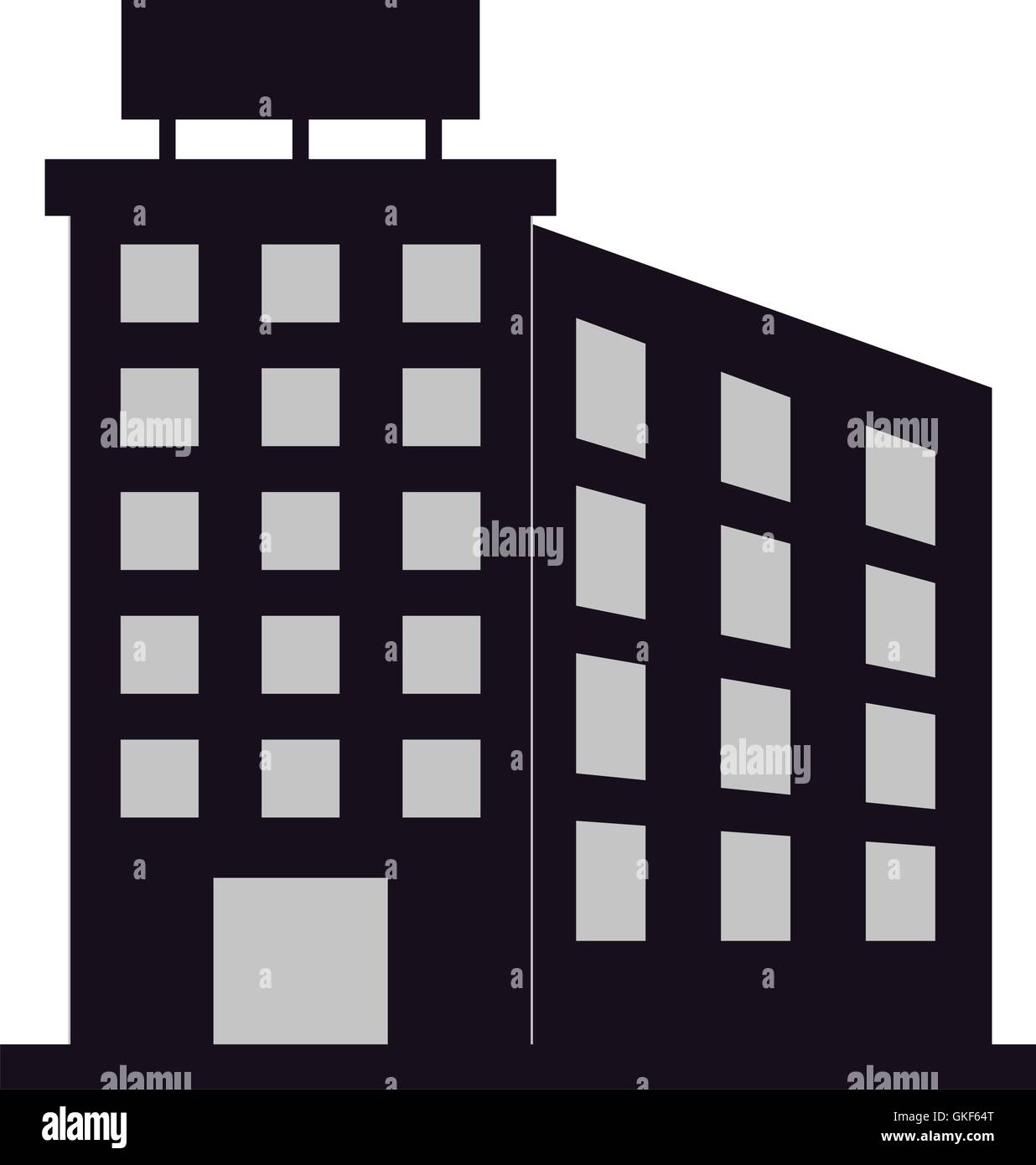 single building icon Stock Vector Image & Art - Alamy