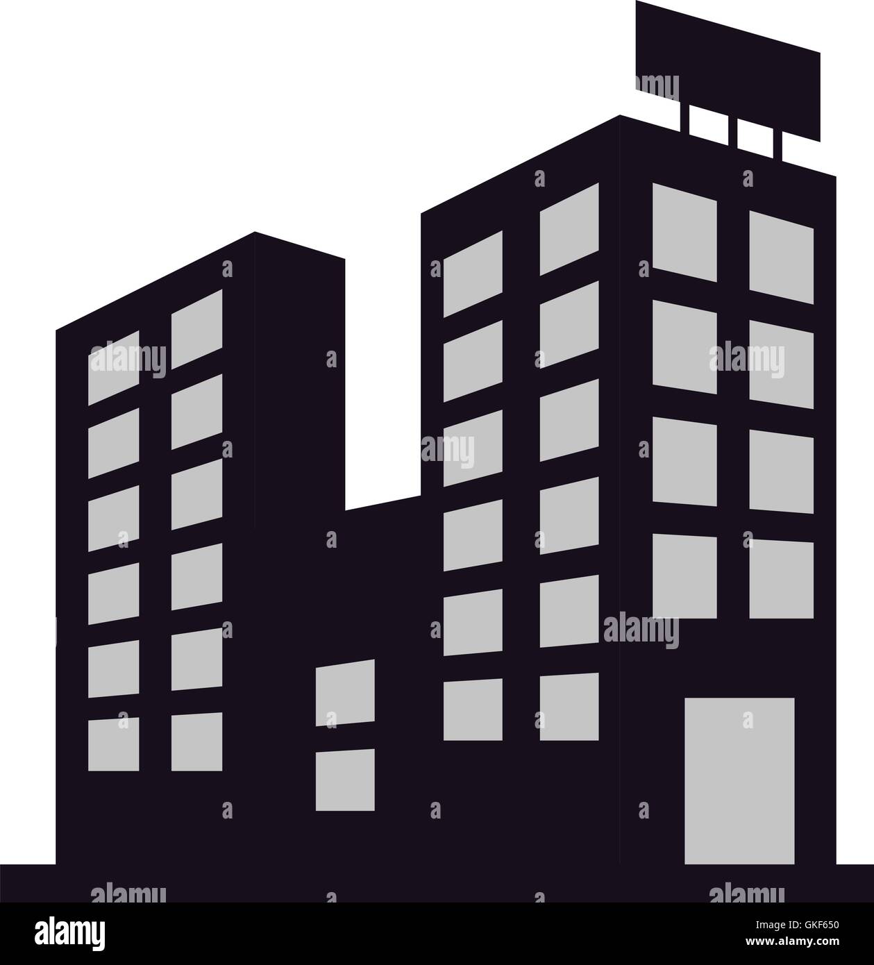 single building icon Stock Vector Image & Art - Alamy