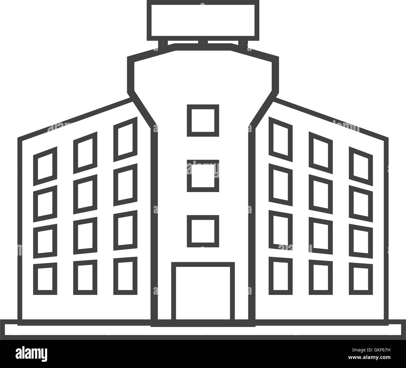 single building icon Stock Vector Image & Art - Alamy