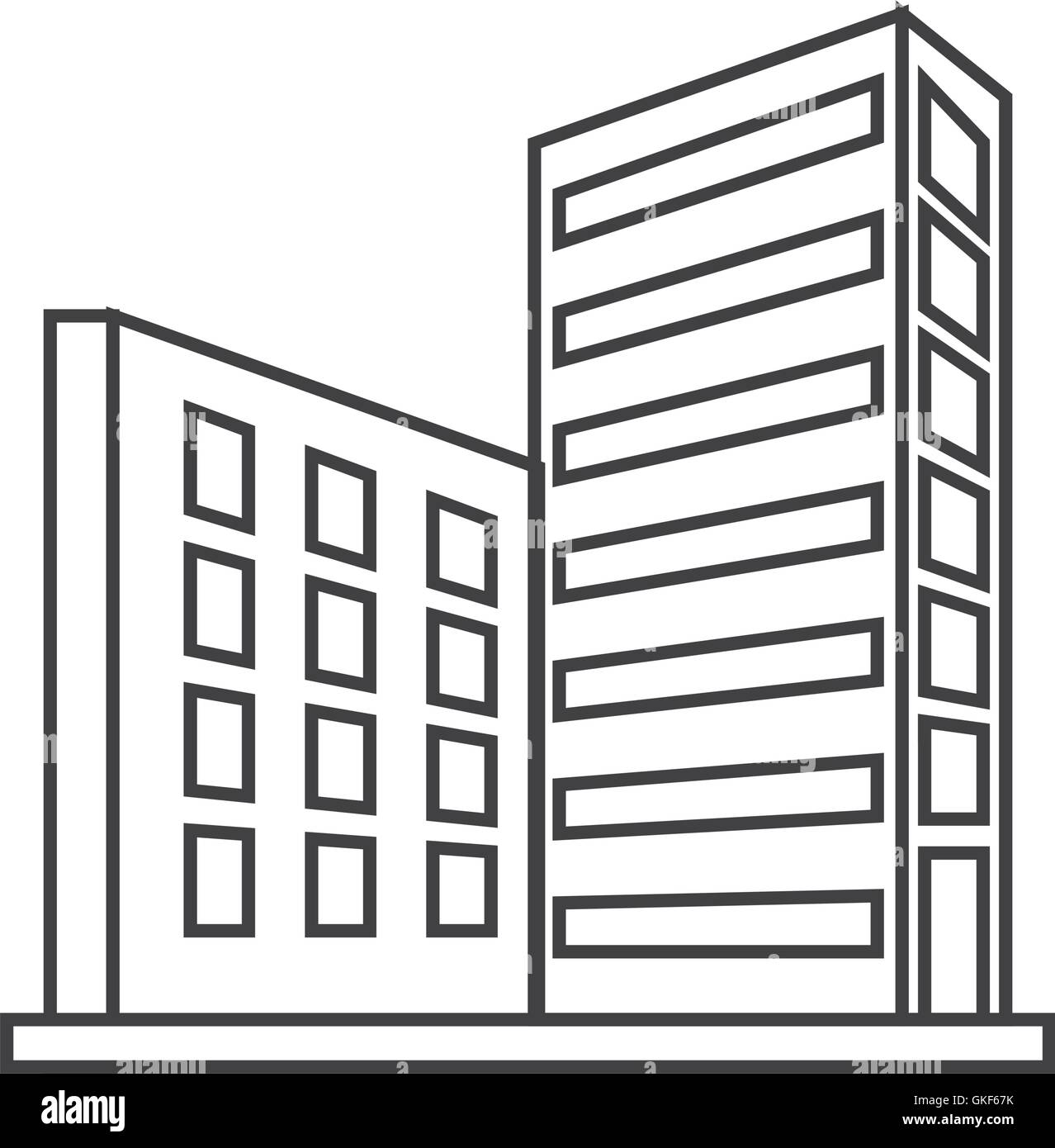 single building icon Stock Vector Image & Art - Alamy