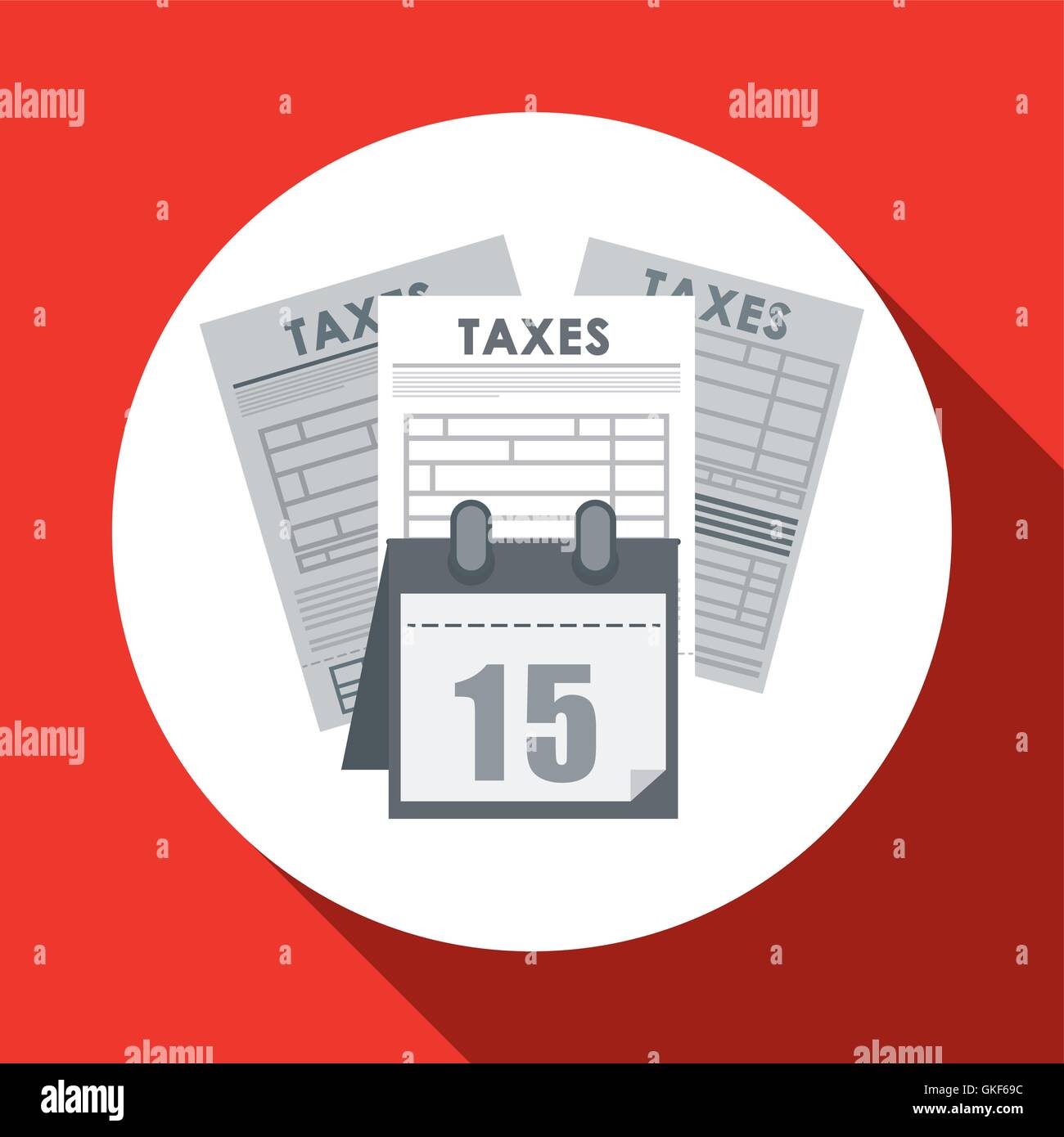 Vector illustration of Taxes , editable icon Stock Vector Image & Art ...