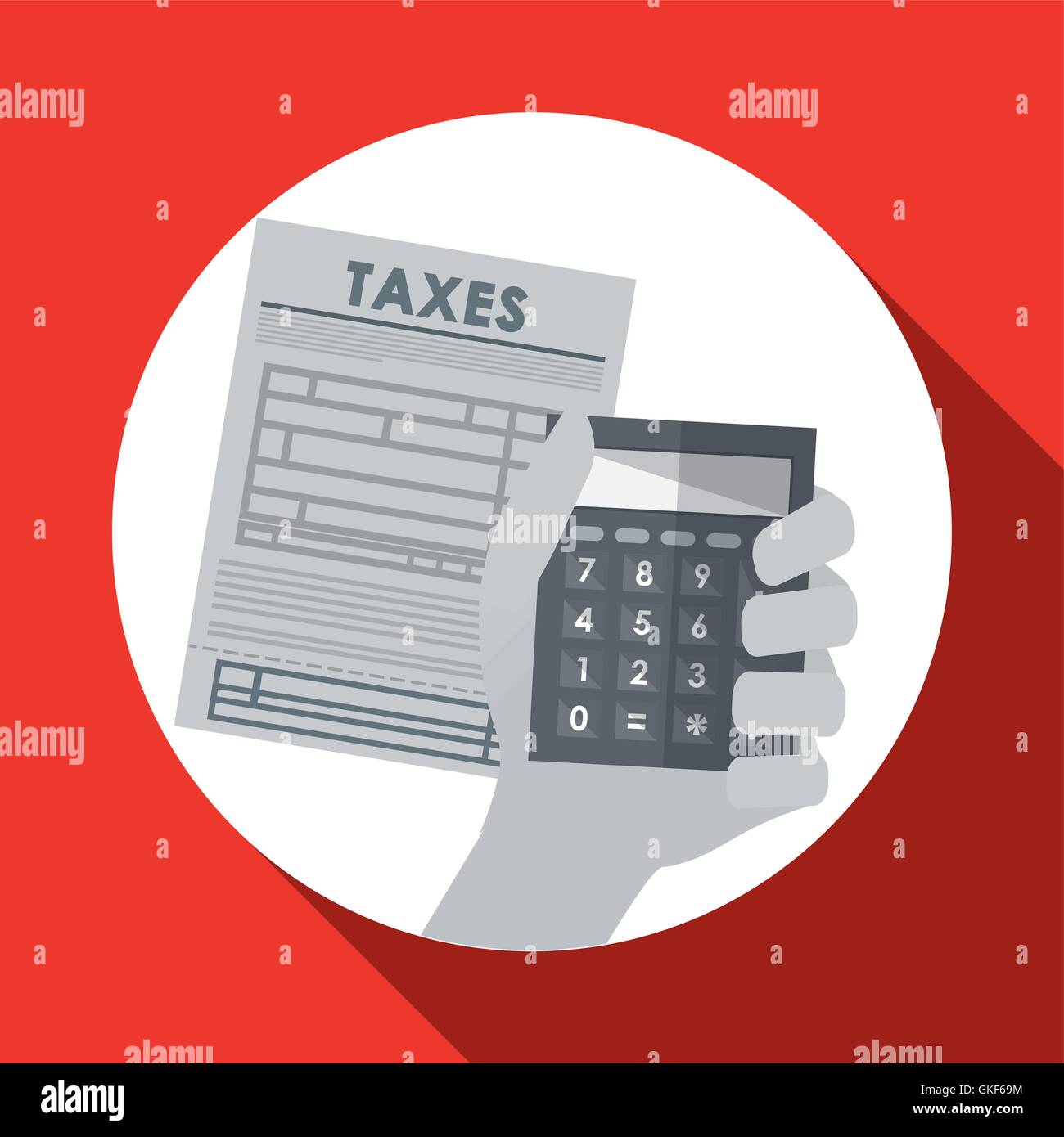 Vector illustration of Taxes , editable icon Stock Vector Image & Art ...