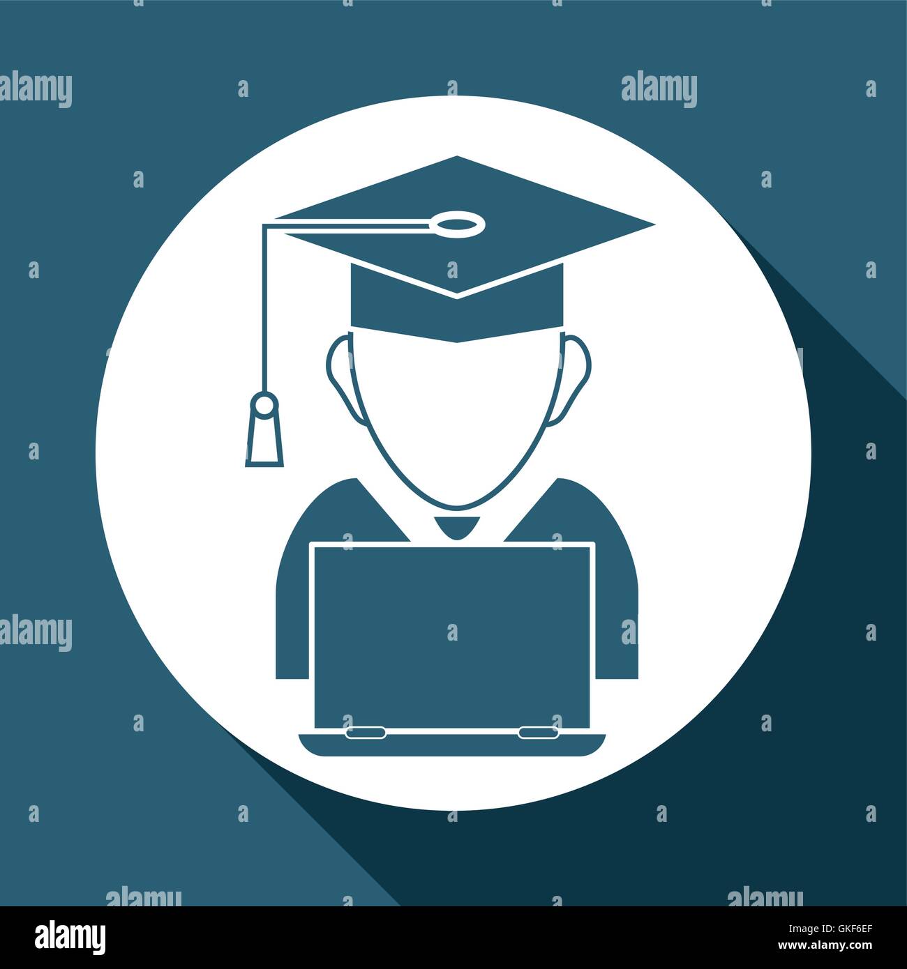 Vector illustration of Online training , editable icon Stock Vector ...