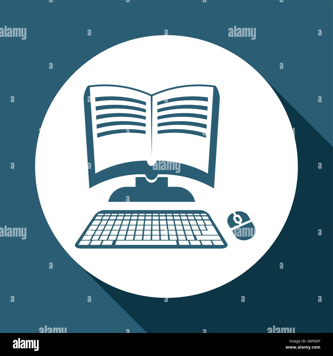Vector illustration of Online training , editable icon Stock Vector ...
