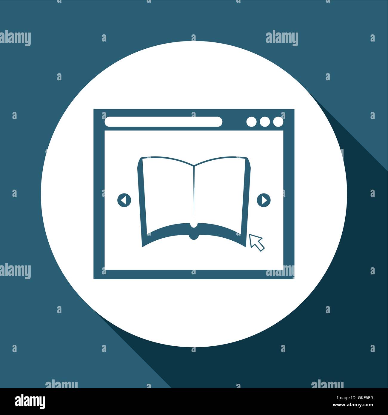 Vector illustration of Online training , editable icon Stock Vector ...