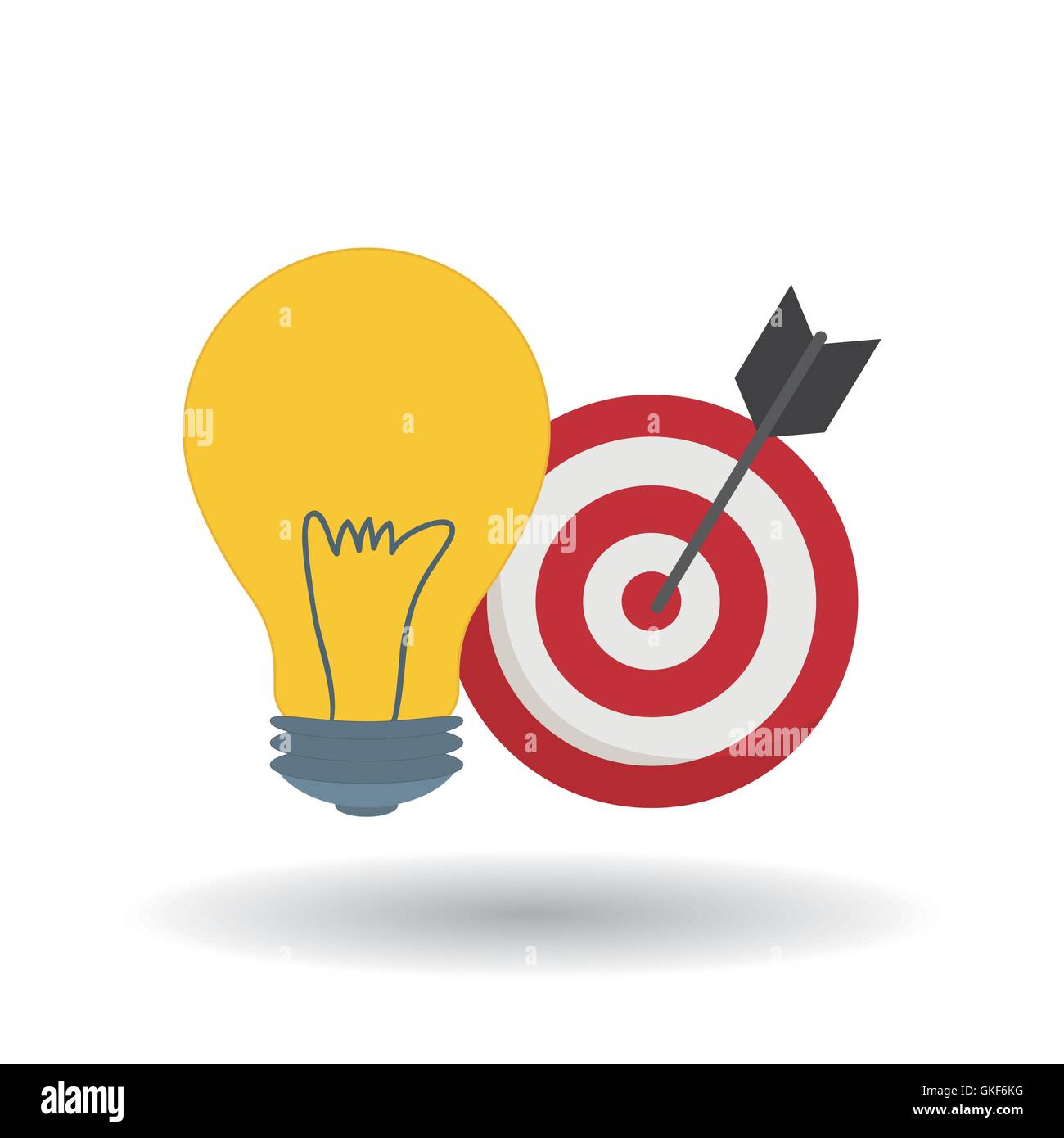 solution design over white background, vector illustration Stock Vector ...