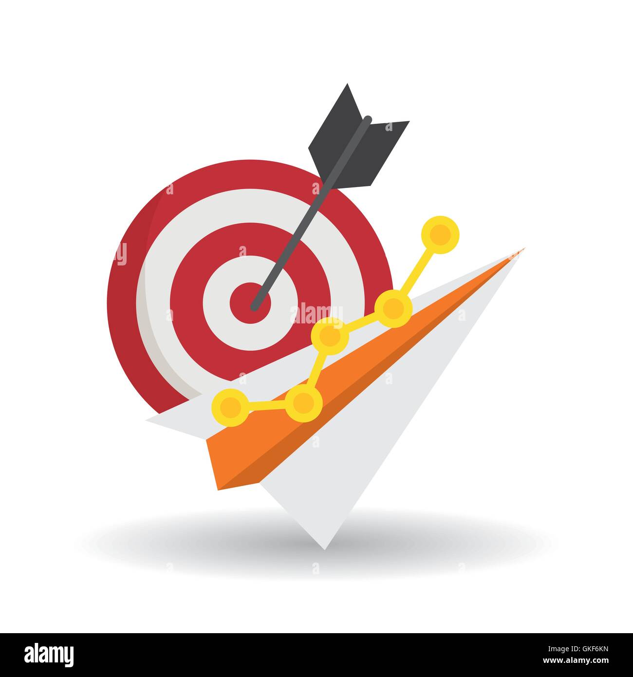 solution design over white background, vector illustration Stock Vector ...