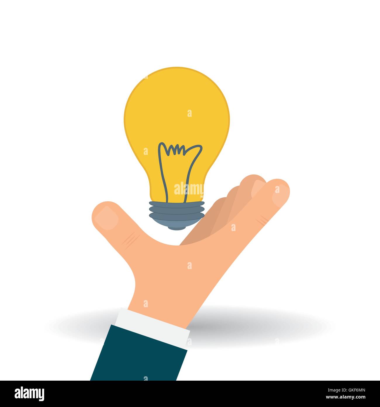 solution design over white background, vector illustration Stock Vector ...