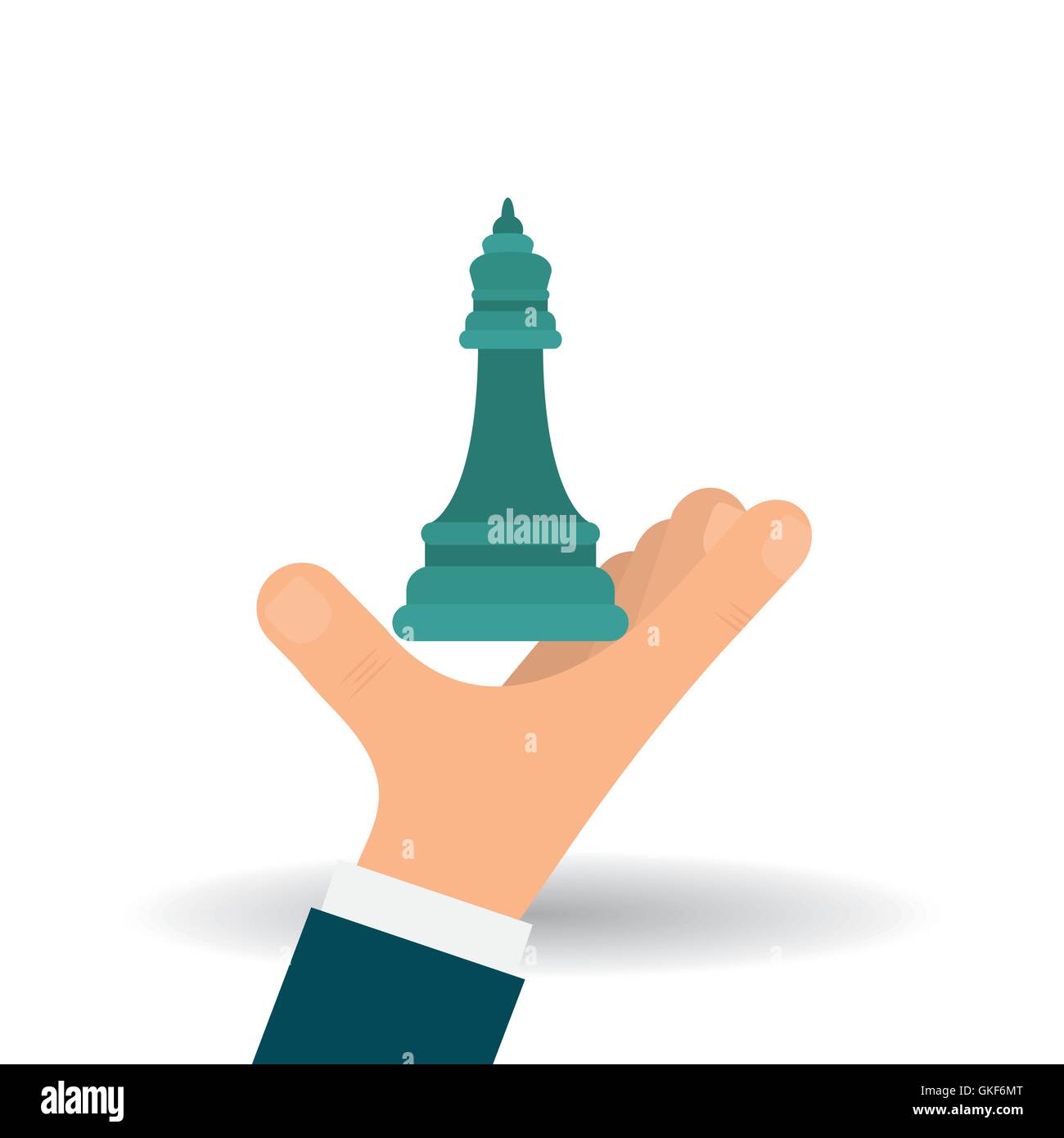 solution design over white background, vector illustration Stock Vector ...