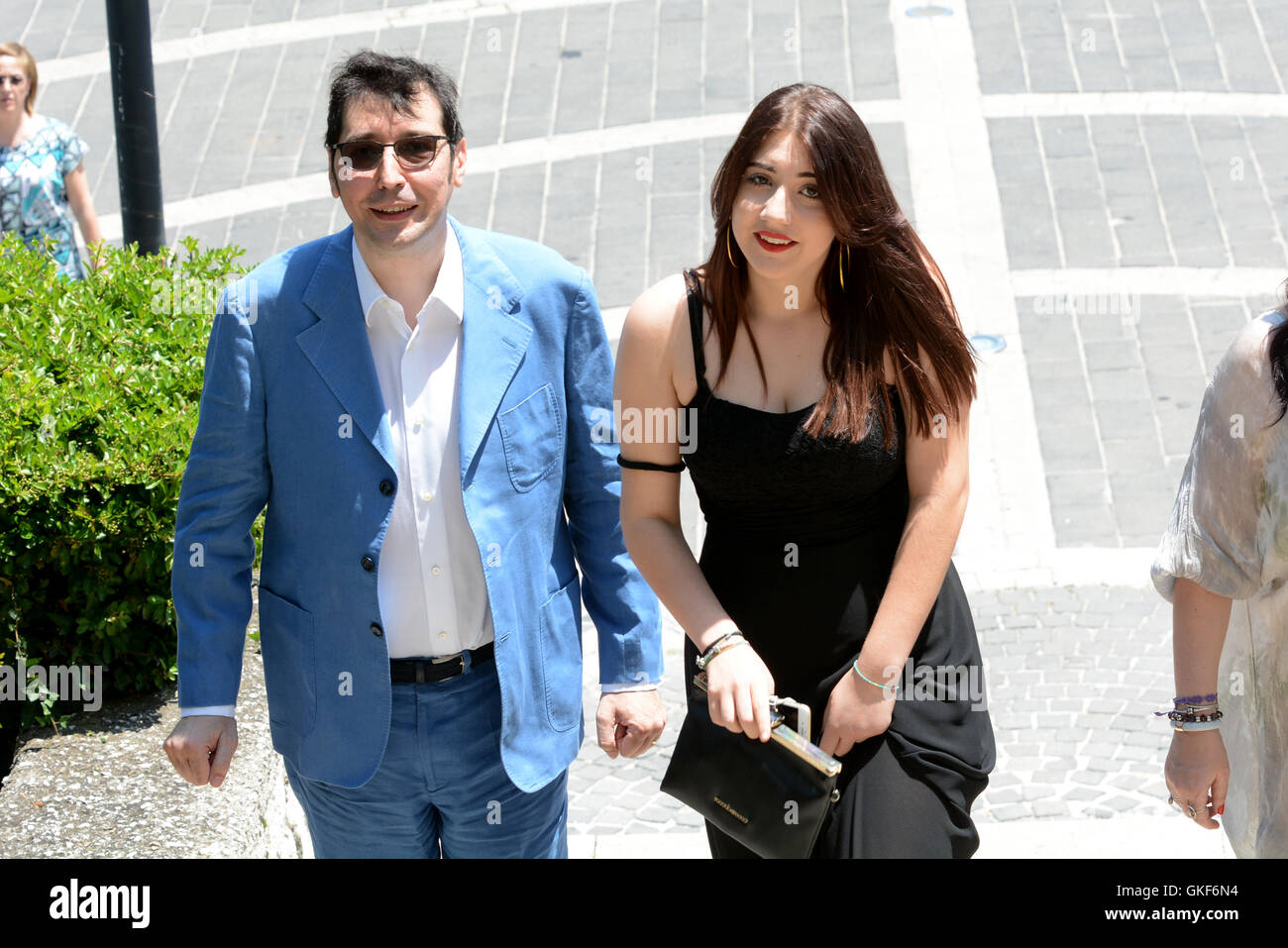 The wedding of Fatima Trotta and Luigi De Falco in Mercogliano ...