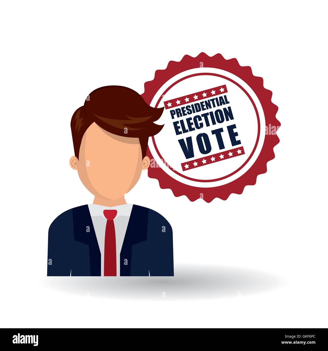 vote design over white background, vector illustration Stock Vector ...