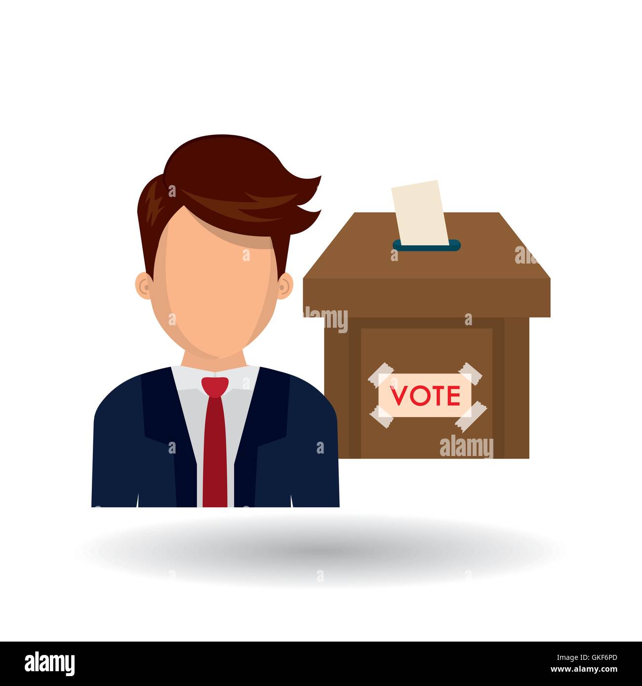 vote design over white background, vector illustration Stock Vector ...