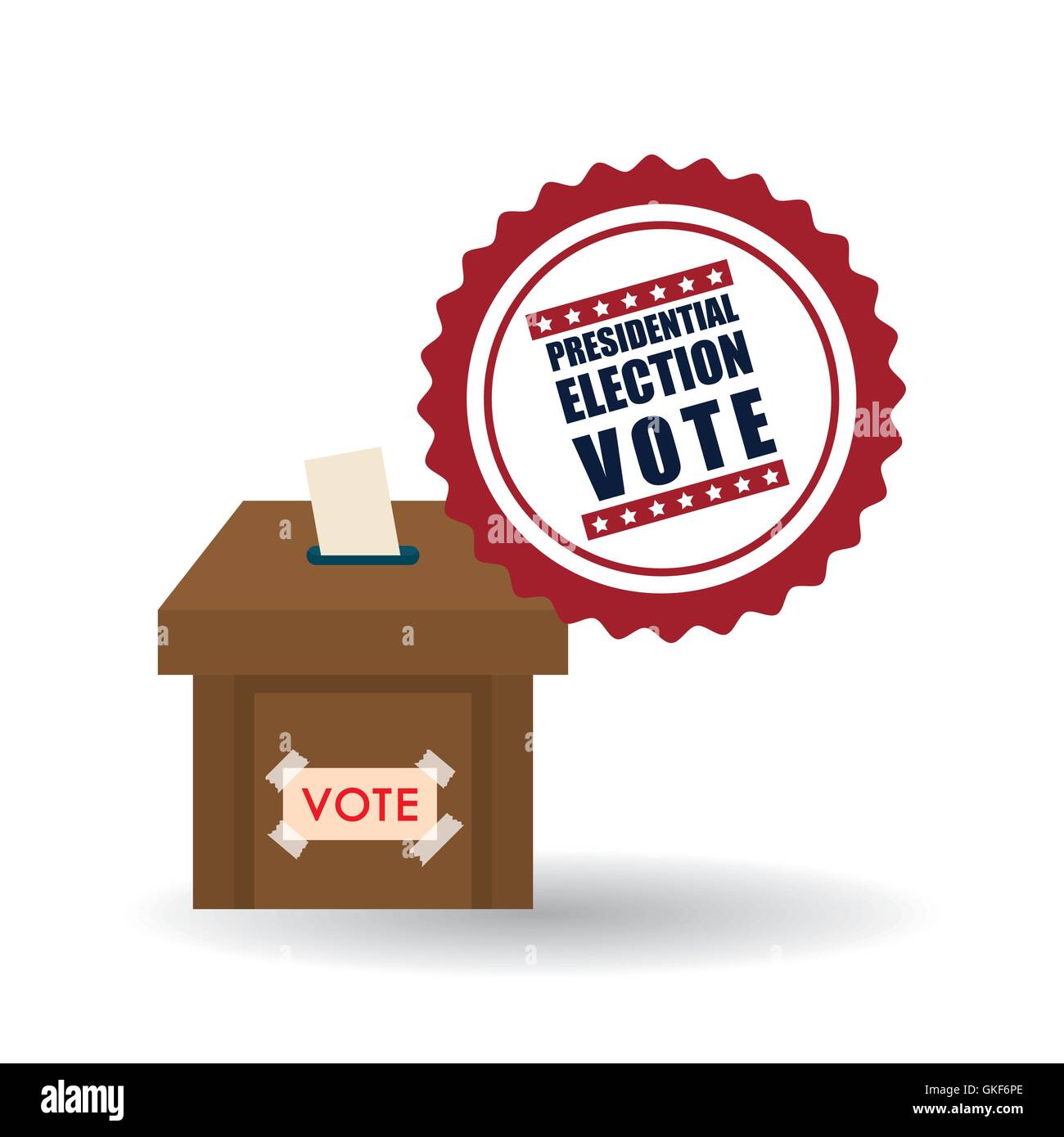 vote design over white background, vector illustration Stock Vector ...