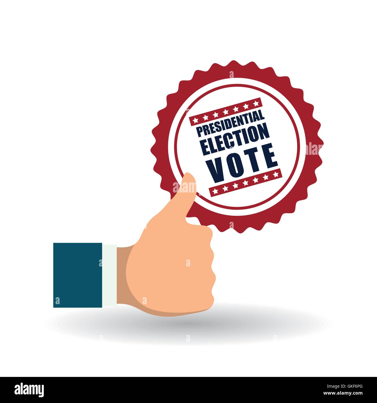 vote design over white background, vector illustration Stock Vector ...