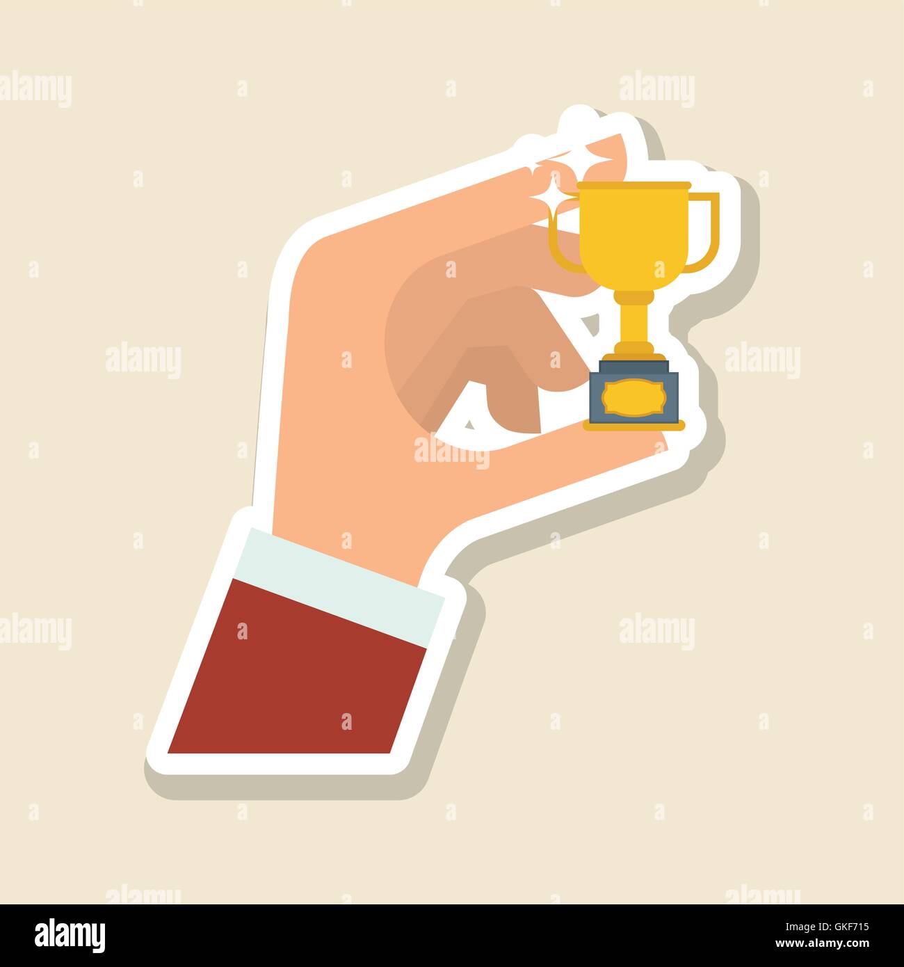 solution design over white background, vector illustration Stock Vector ...