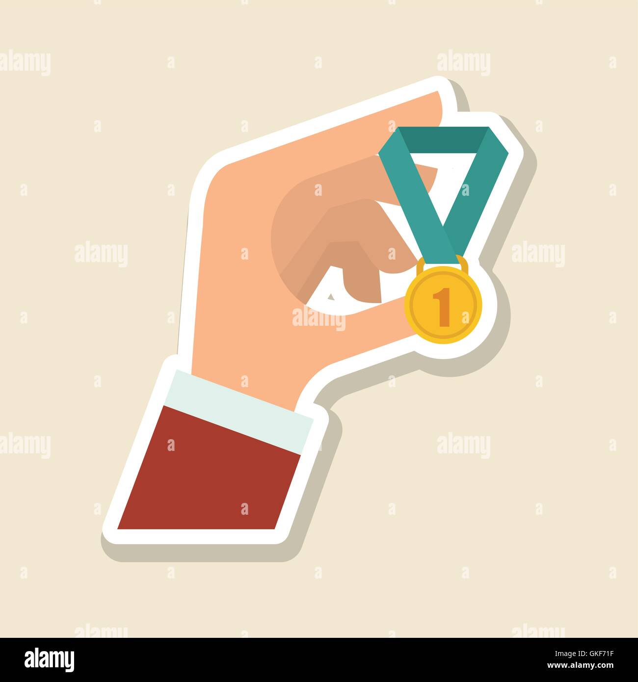 solution design over white background, vector illustration Stock Vector ...