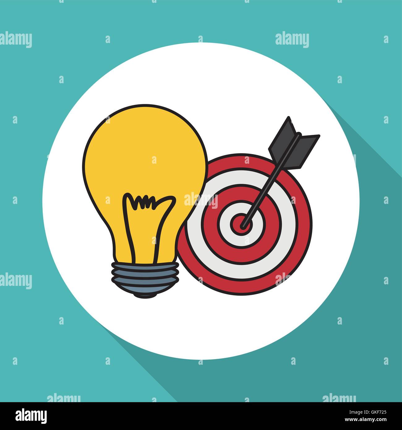 solution design over white background, vector illustration Stock Vector ...