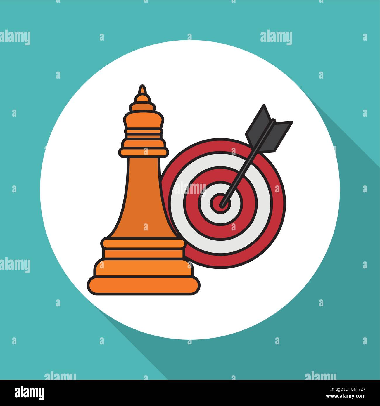 solution design over white background, vector illustration Stock Vector ...