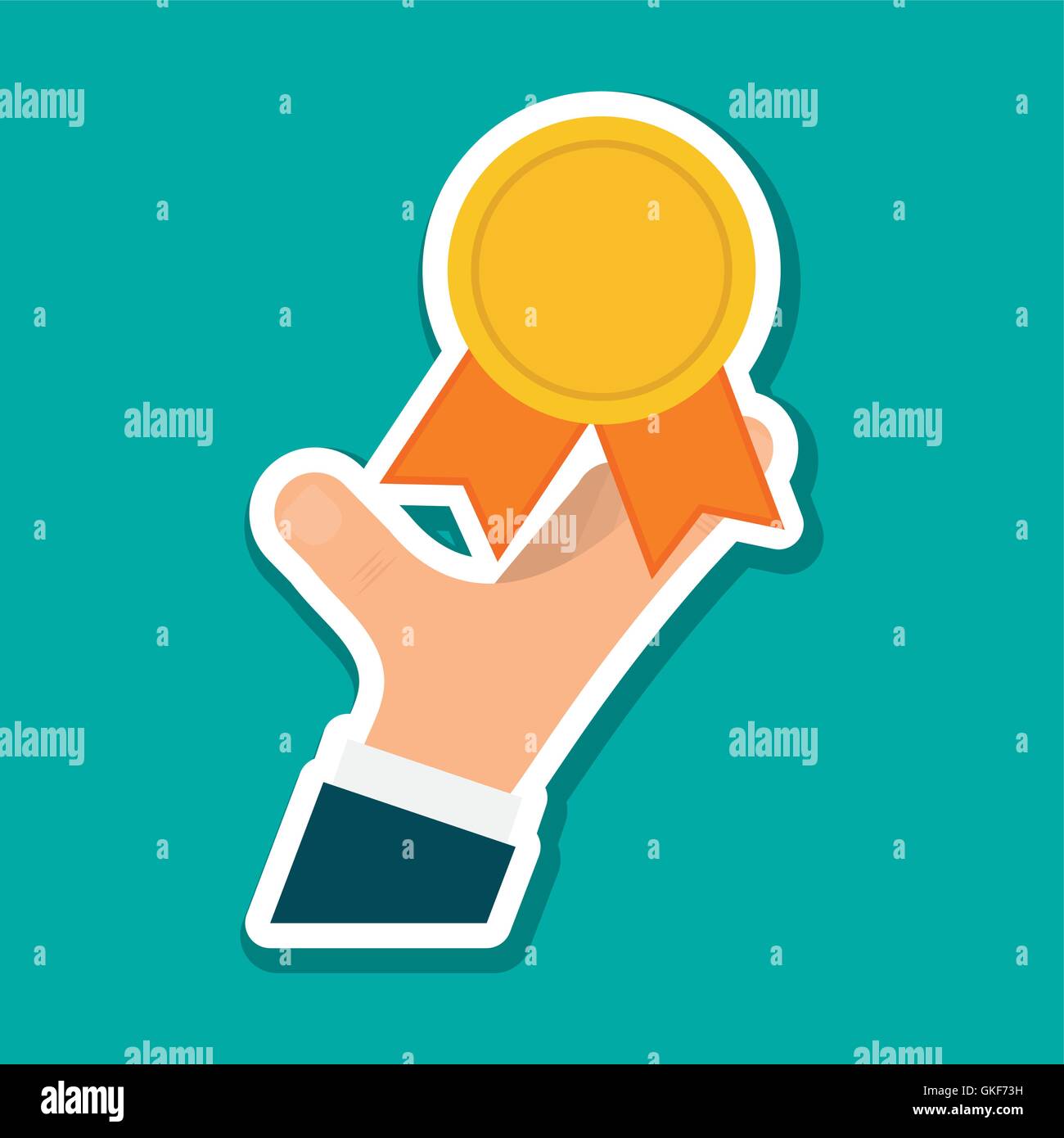 solution design over white background, vector illustration Stock Vector ...