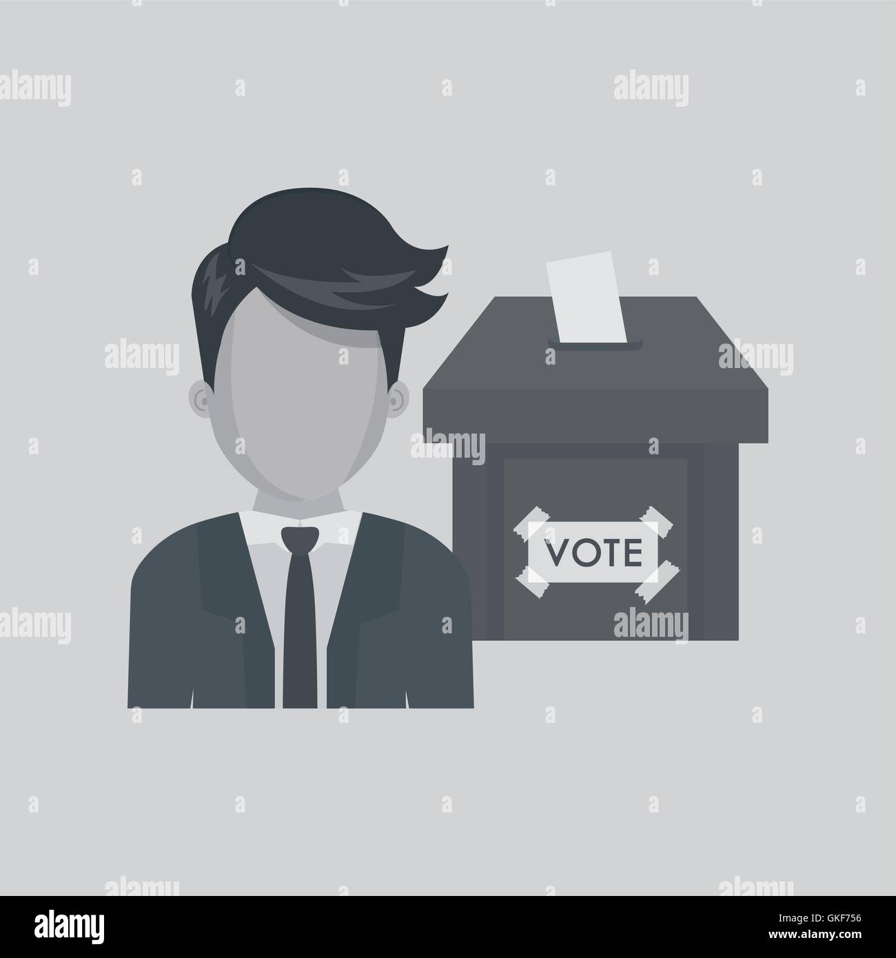 vote design over white background, vector illustration Stock Vector ...
