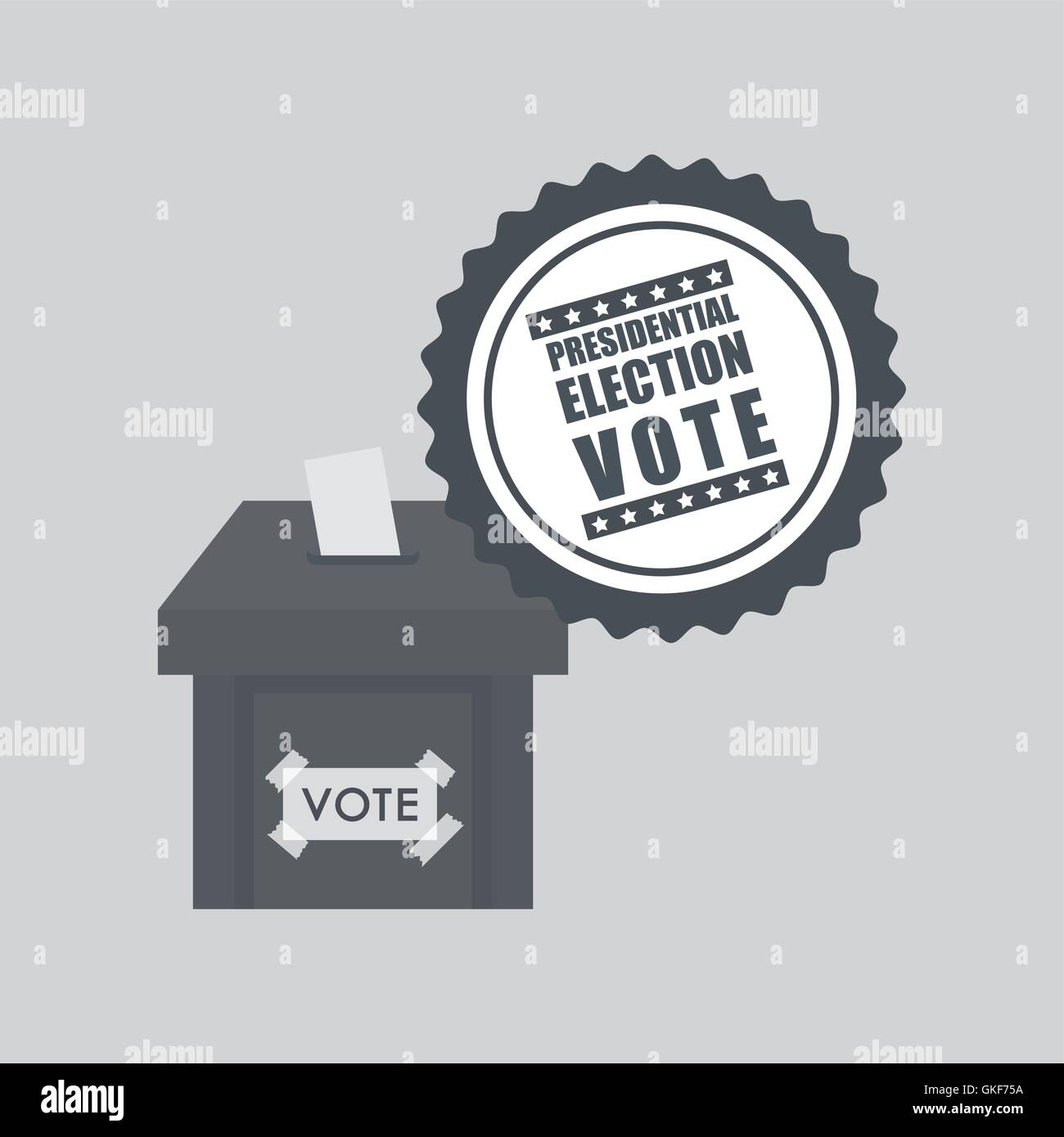 vote design over white background, vector illustration Stock Vector ...