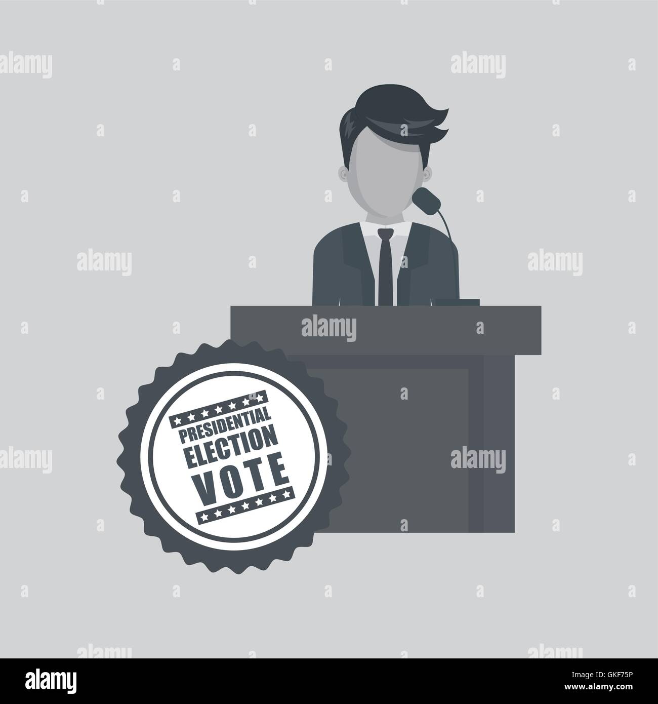 vote design over white background, vector illustration Stock Vector ...