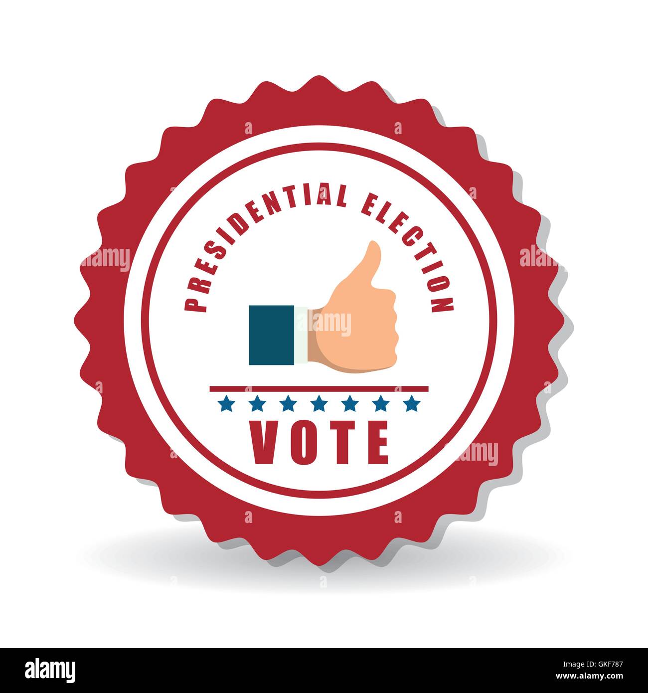 vote design over white background, vector illustration Stock Vector ...