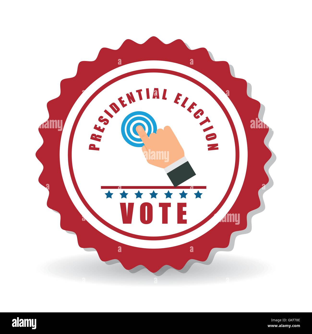 vote design over white background, vector illustration Stock Vector ...