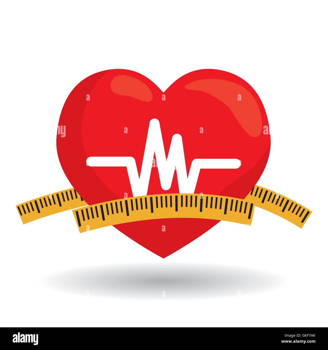 healthy lifestyle design over white background, vector illustration ...